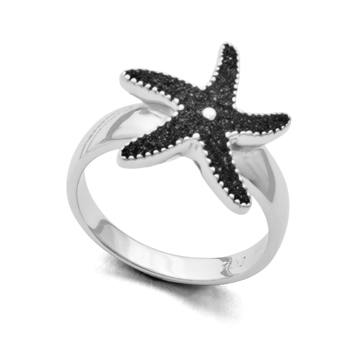Ring "Seestern Lavasand"-R4648.56